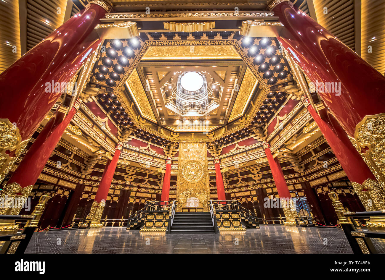 Luoyang city scenery and ancient architecture hi-res stock photography ...