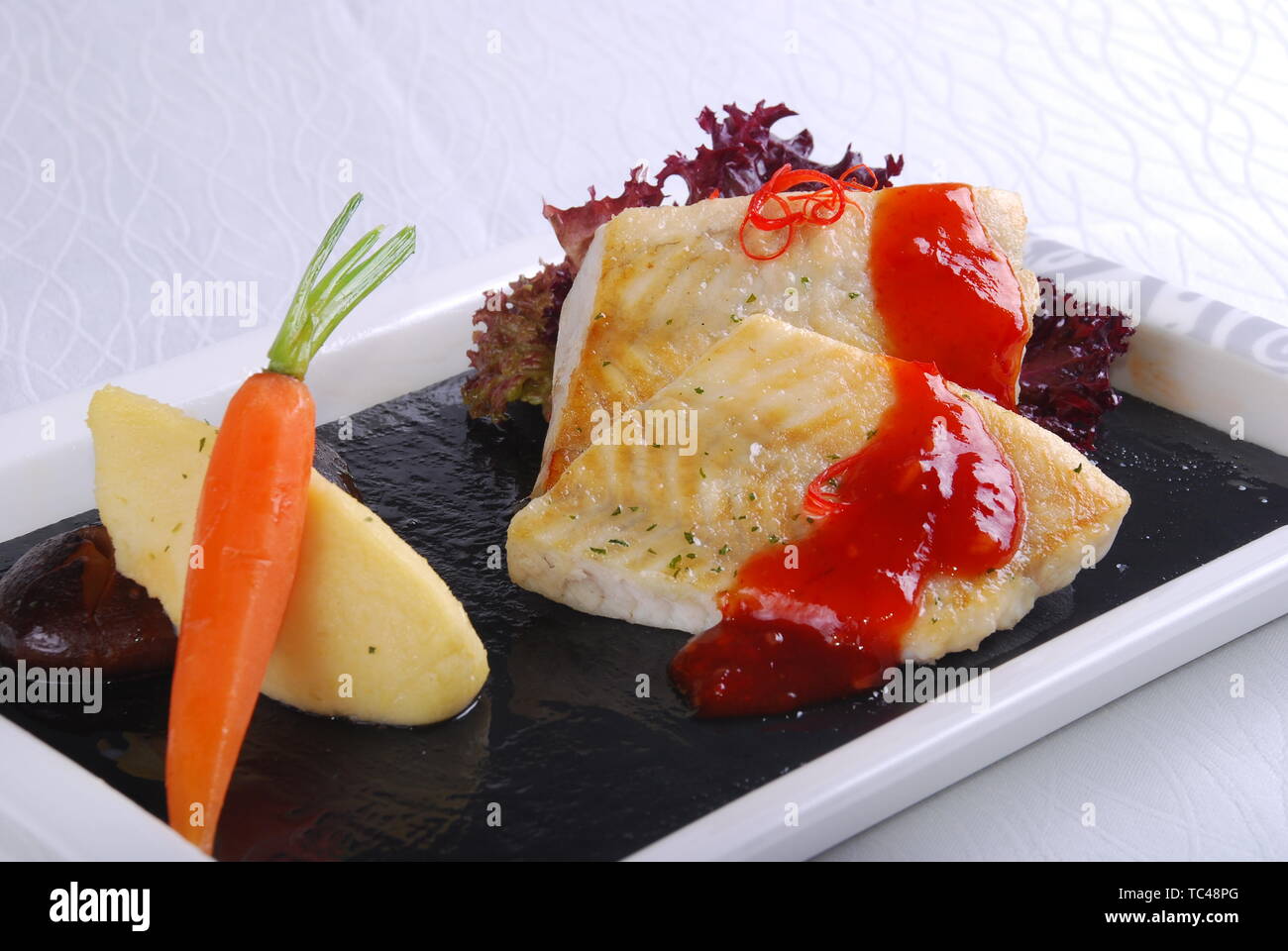 High-end Western food Stock Photo - Alamy