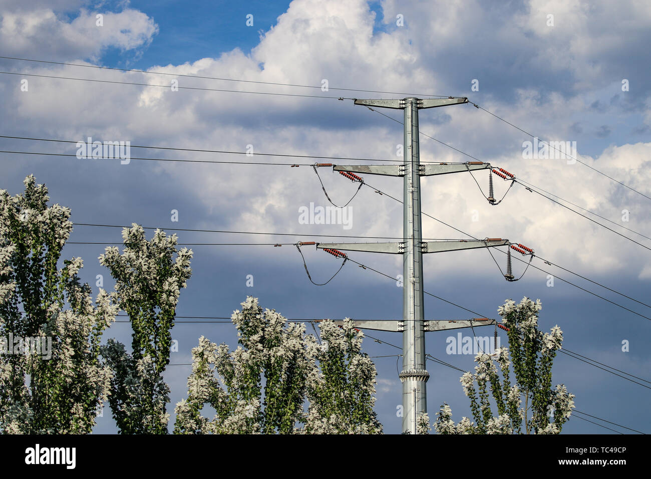 High tension wire hi-res stock photography and images - Alamy