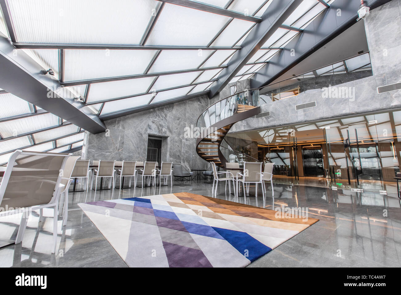 Modern Public Space Design Stock Photo - Alamy