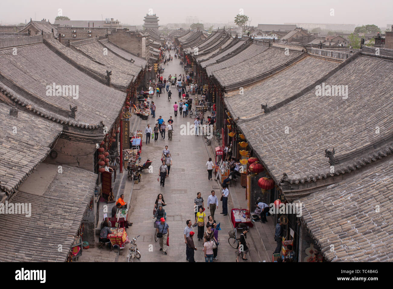 Pingyao Old Street Stock Photo - Alamy