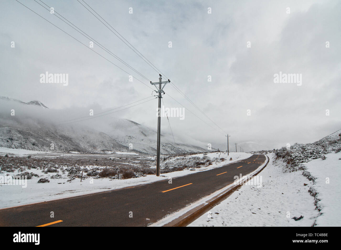 Snow Mountain in western Sichuan Stock Photo - Alamy