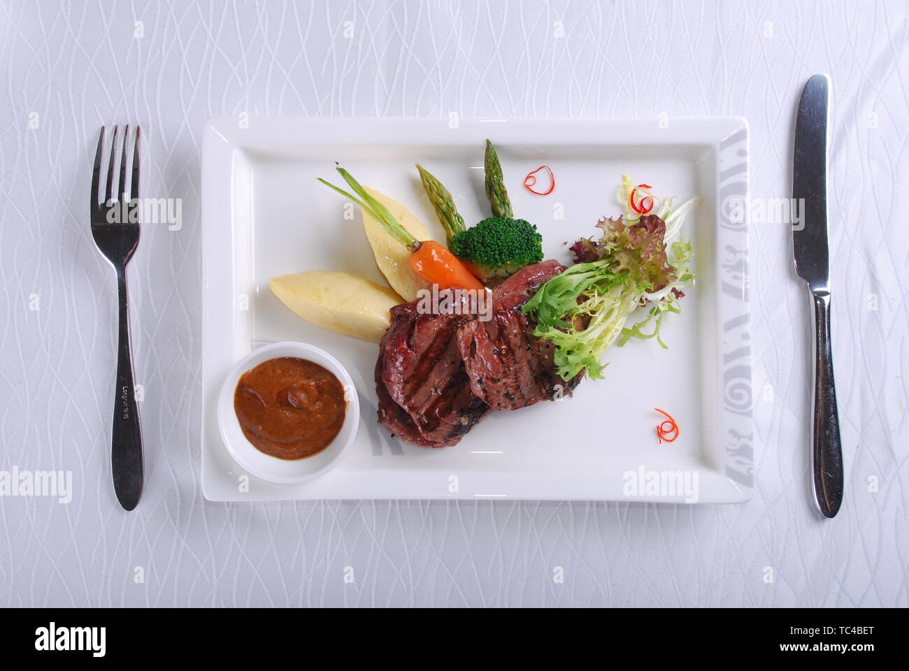 High-end Western food Stock Photo - Alamy