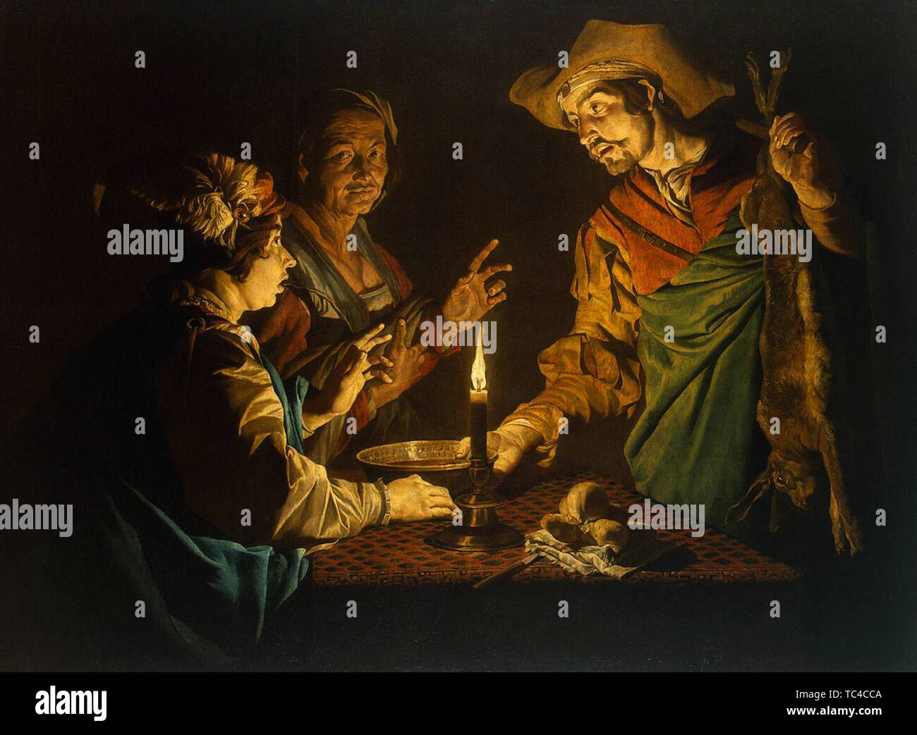 Matthias Stom - Esau Jacob Stock Photo - Alamy