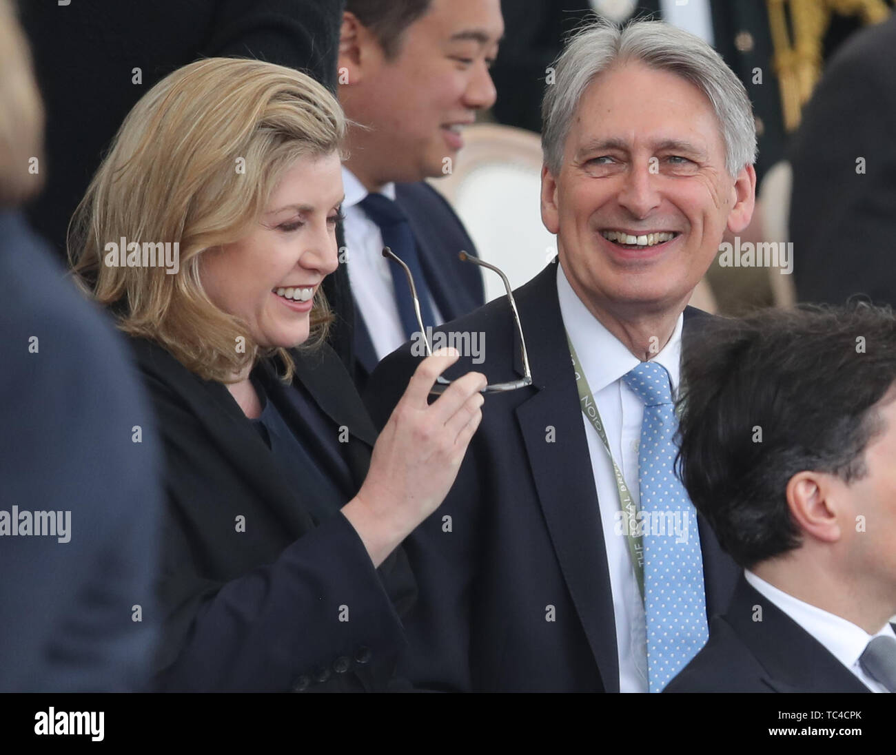 Defence Secretary Penny Mordaunt and Chancellor of the Exchequer Philip ...