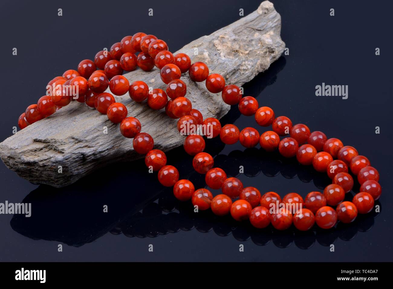 Southern red agate jewellery HD picture Stock Photo - Alamy