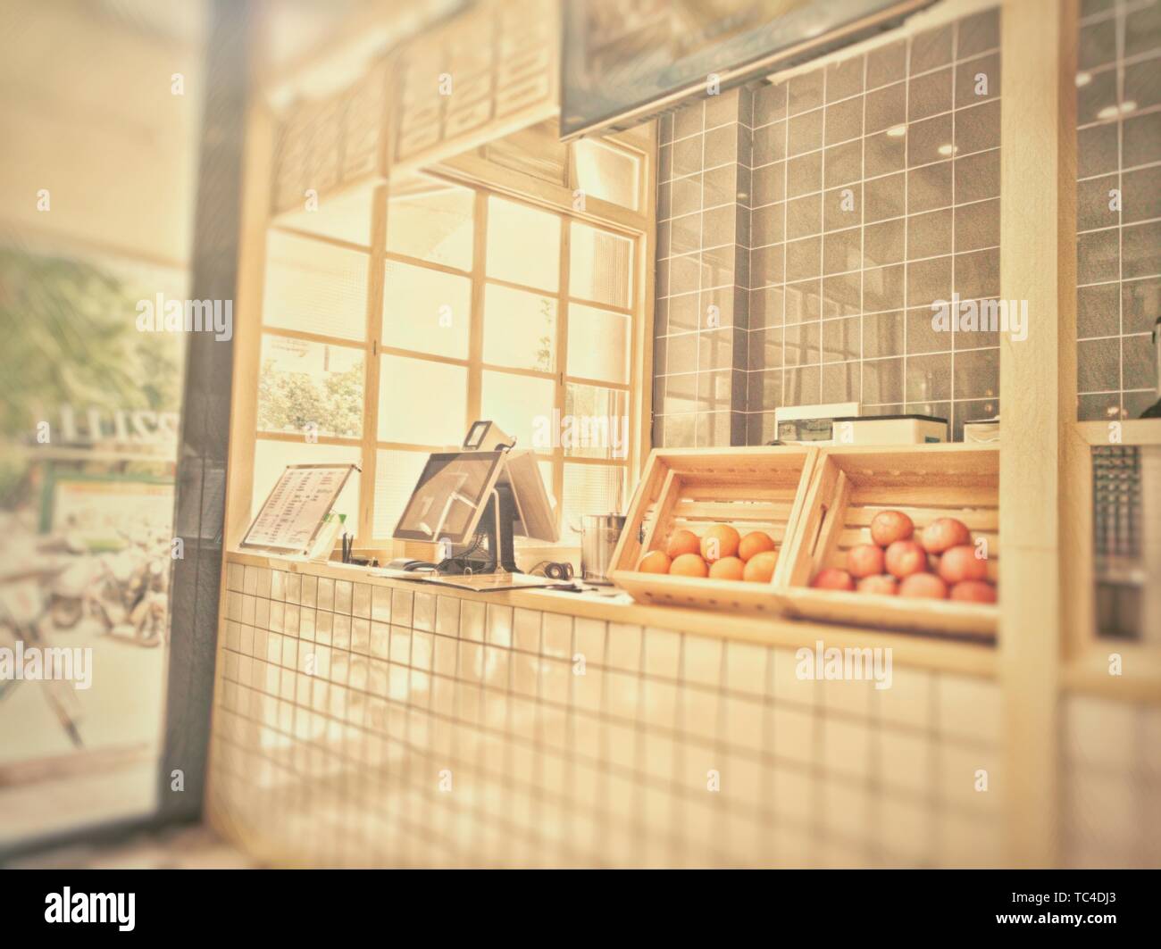 A milk tea shop Stock Photo - Alamy