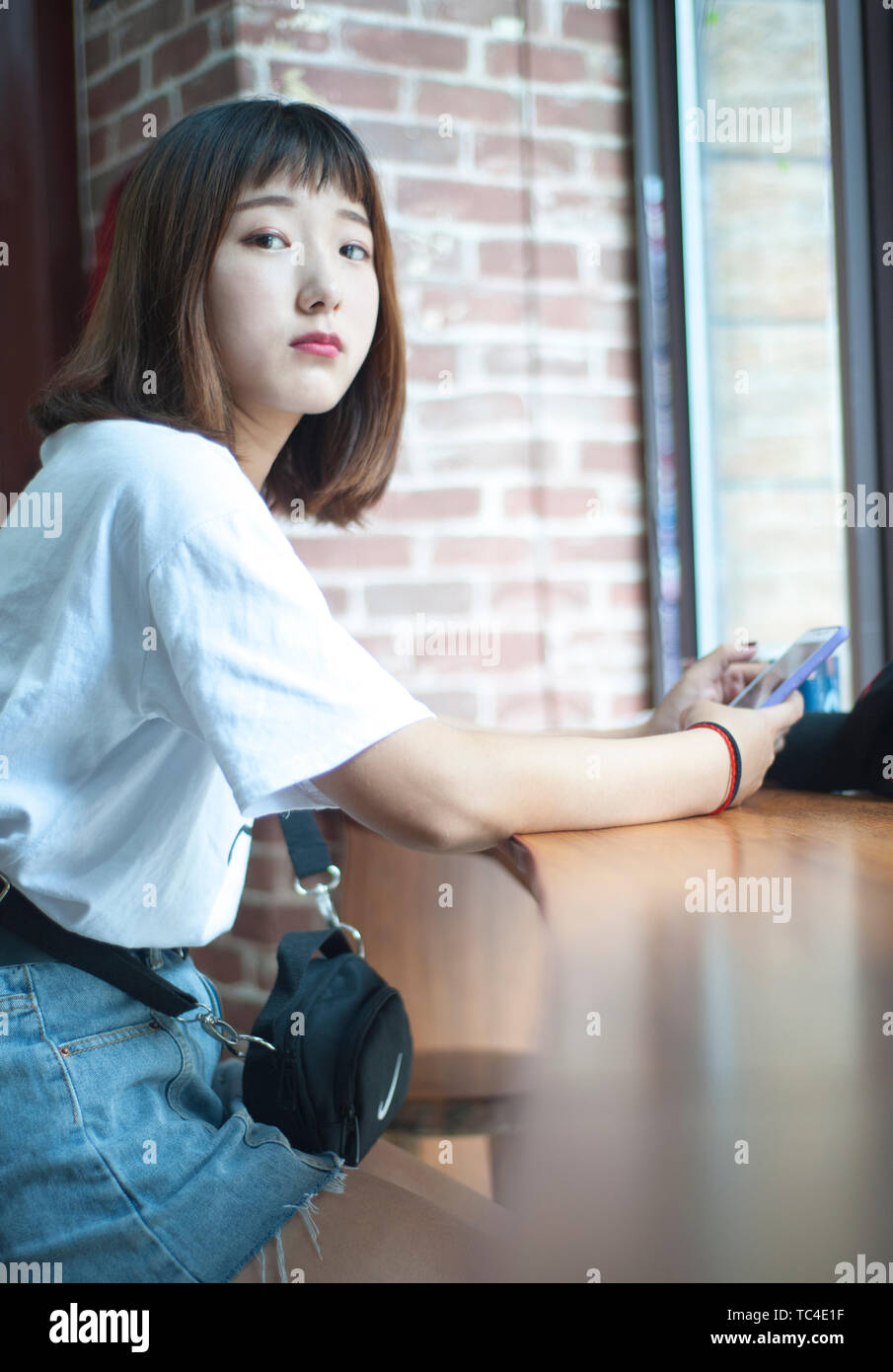 Fresh style, beauty portrait Stock Photo - Alamy