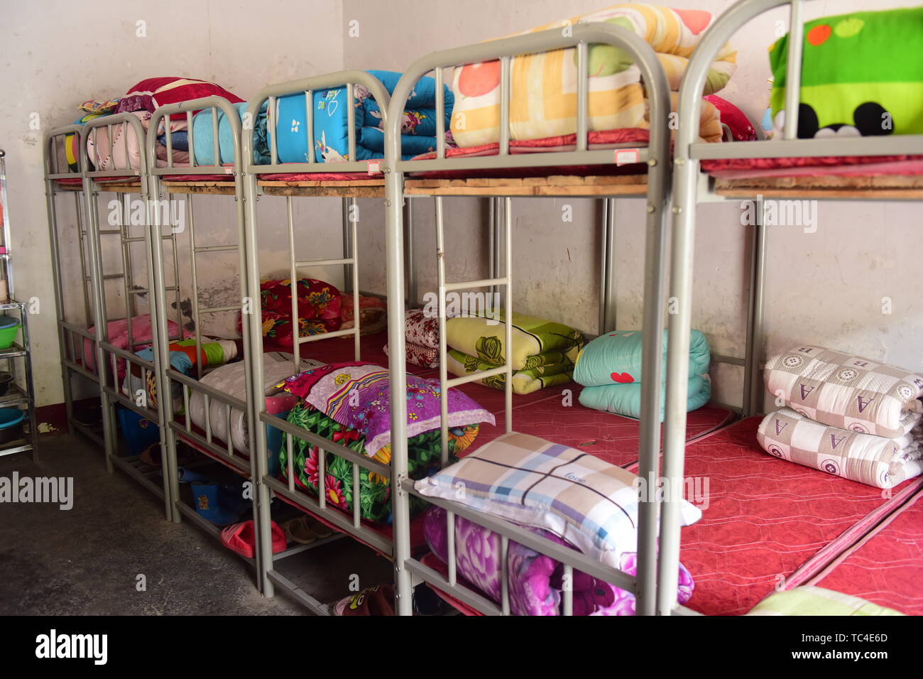 Rural primary school dormitory Stock Photo - Alamy