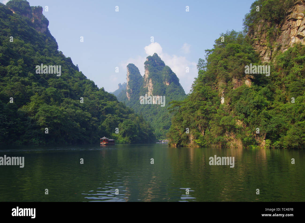 Baofeng Lake Scenery in Zhangjiajie, Hunan Province Stock Photo - Alamy