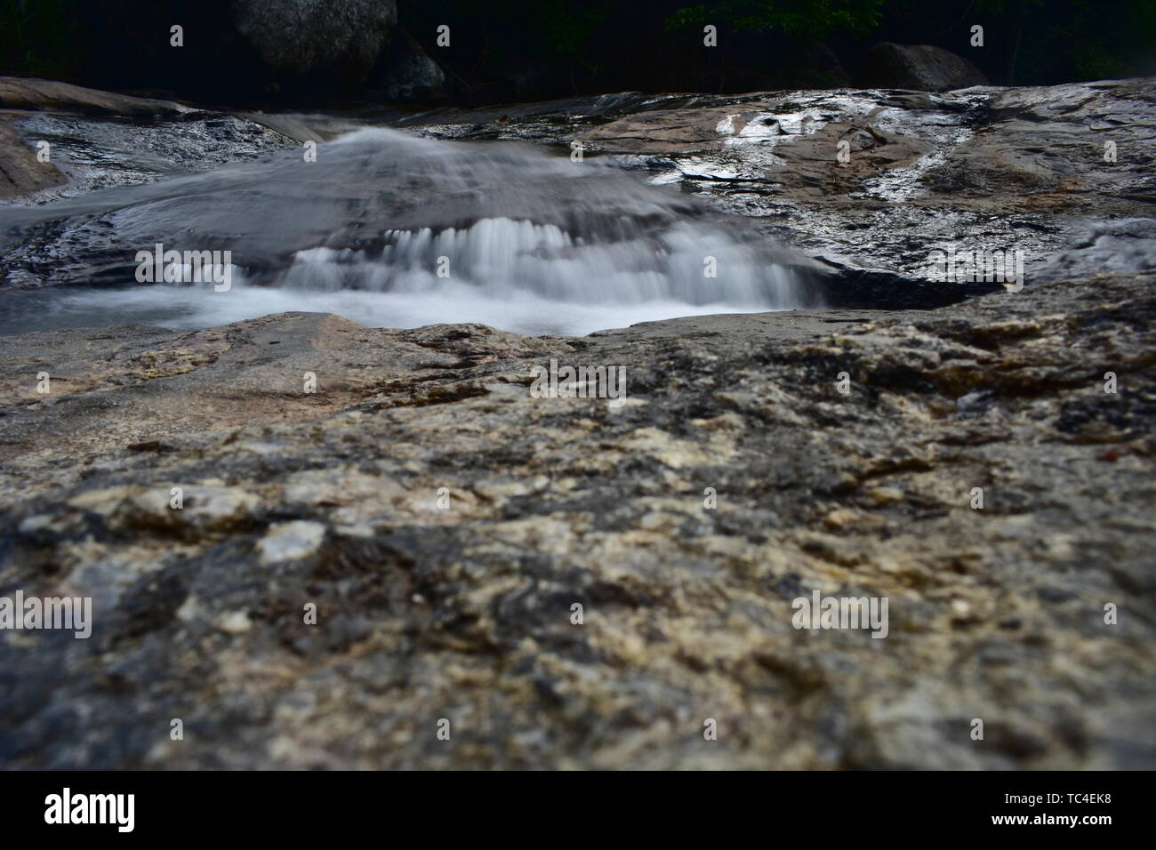 Adukamm Waterfalls and The Pambar River Stock Photo - Alamy