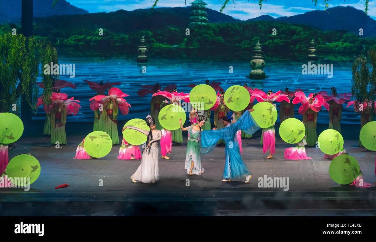 Songcheng ancient love program performance Stock Photo - Alamy