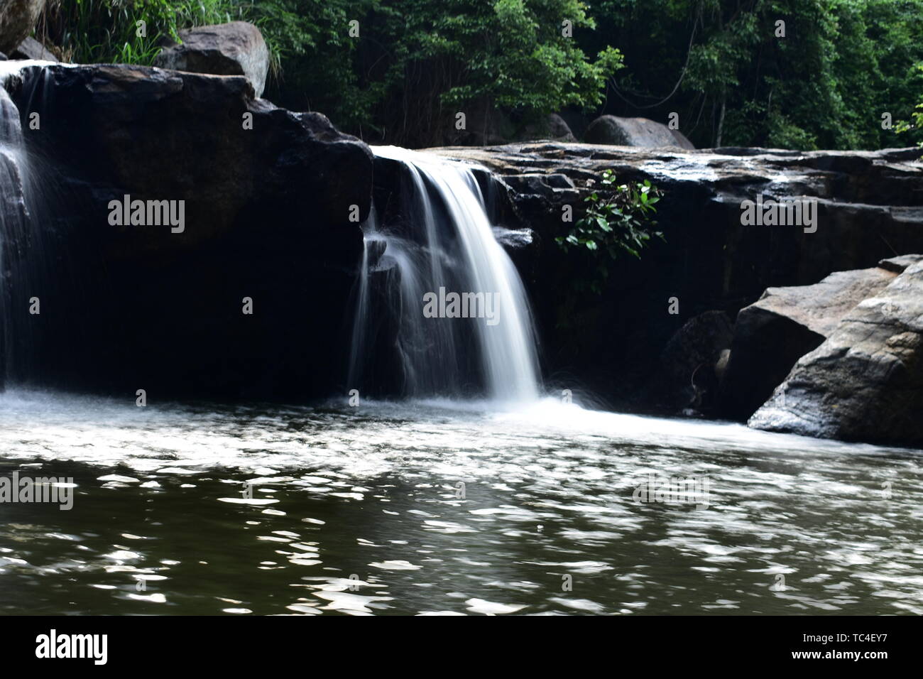 Adukamm Waterfalls and The Pambar River Stock Photo - Alamy