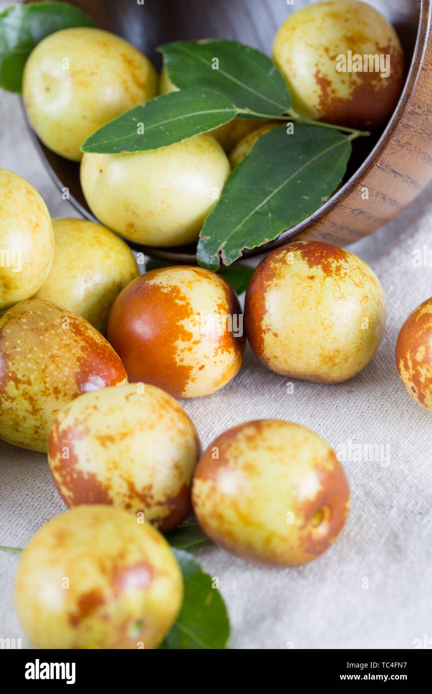 Fresh jujube, food Stock Photo - Alamy