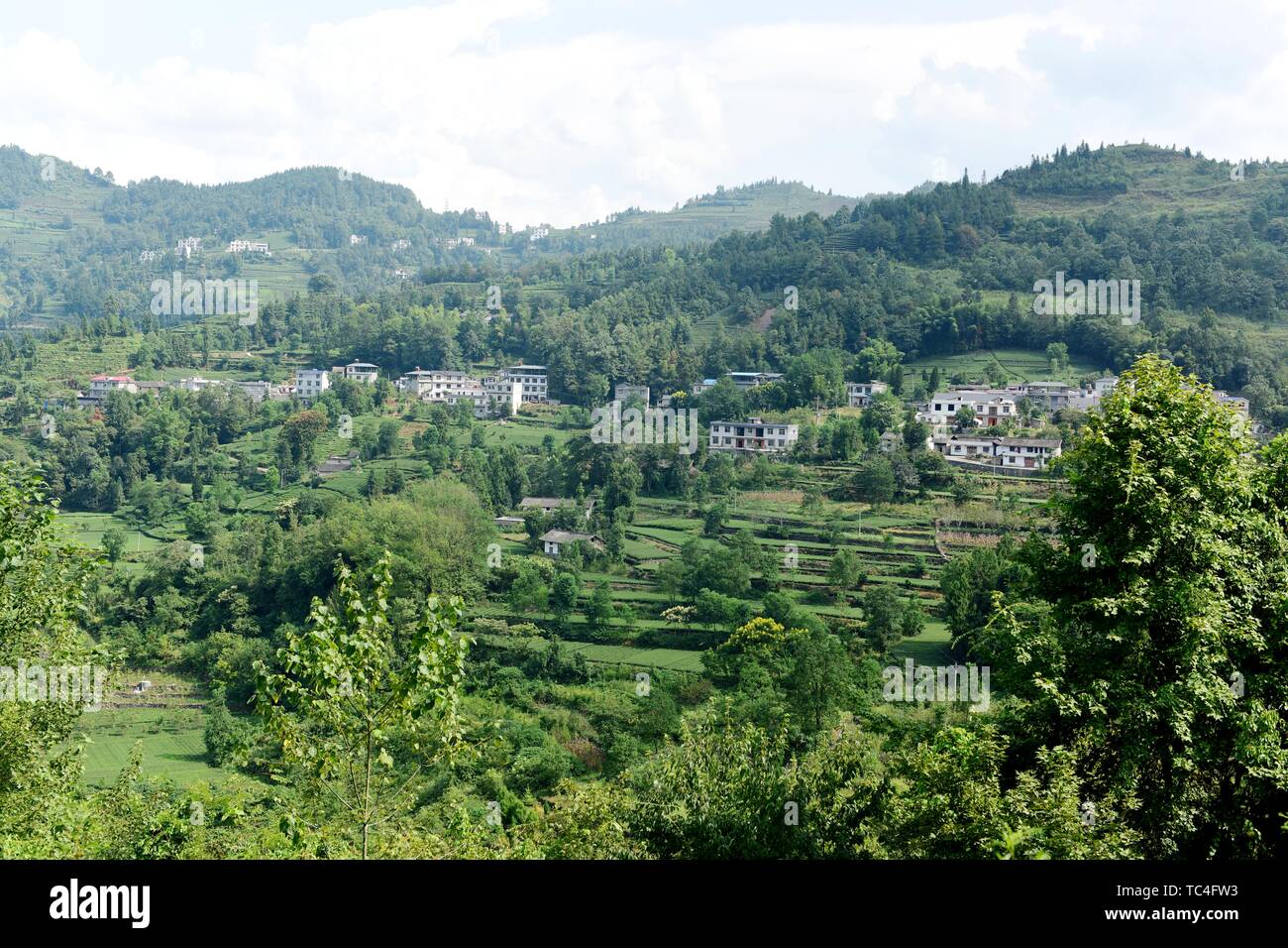 A New Rural Residential Area Stock Photo - Alamy