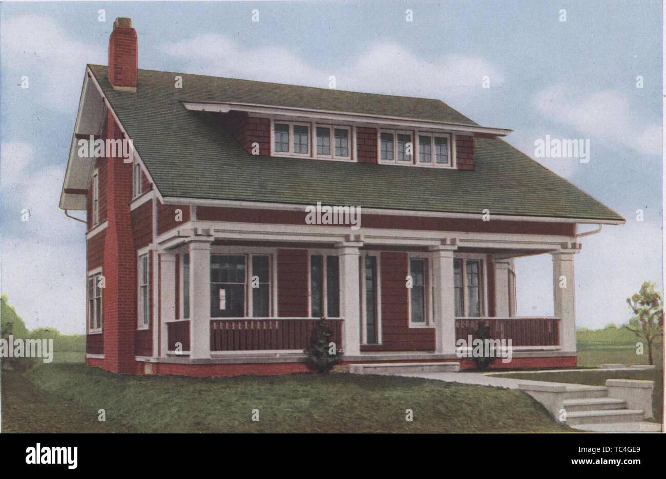 1900s roof style hi-res stock photography and images - Alamy