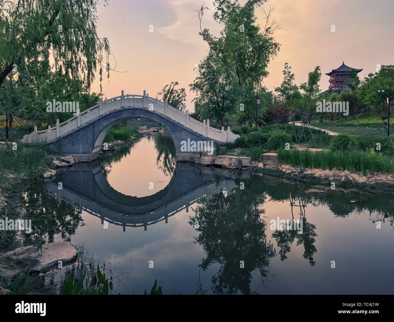 Shandong Zhangqiu embroidery river Stock Photo - Alamy