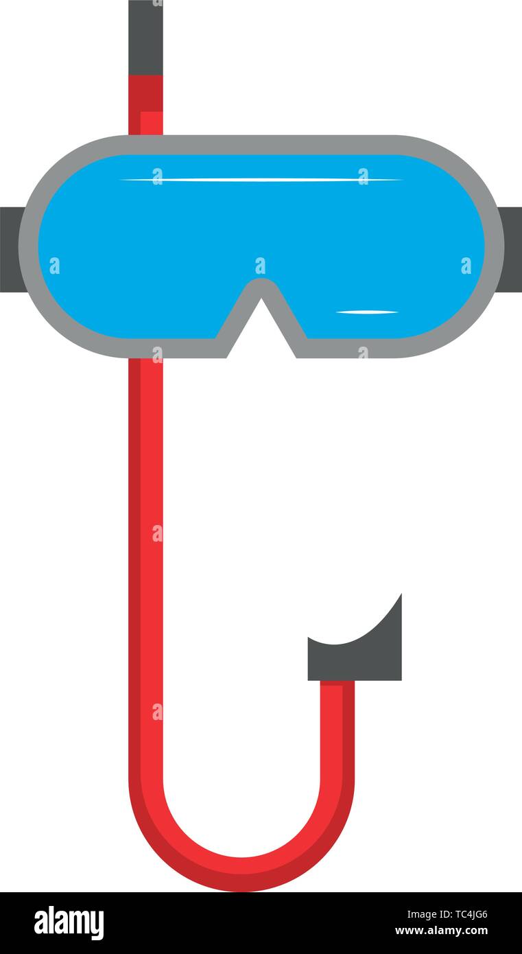 Diving mask summer cartoon isolated Stock Vector Image & Art - Alamy