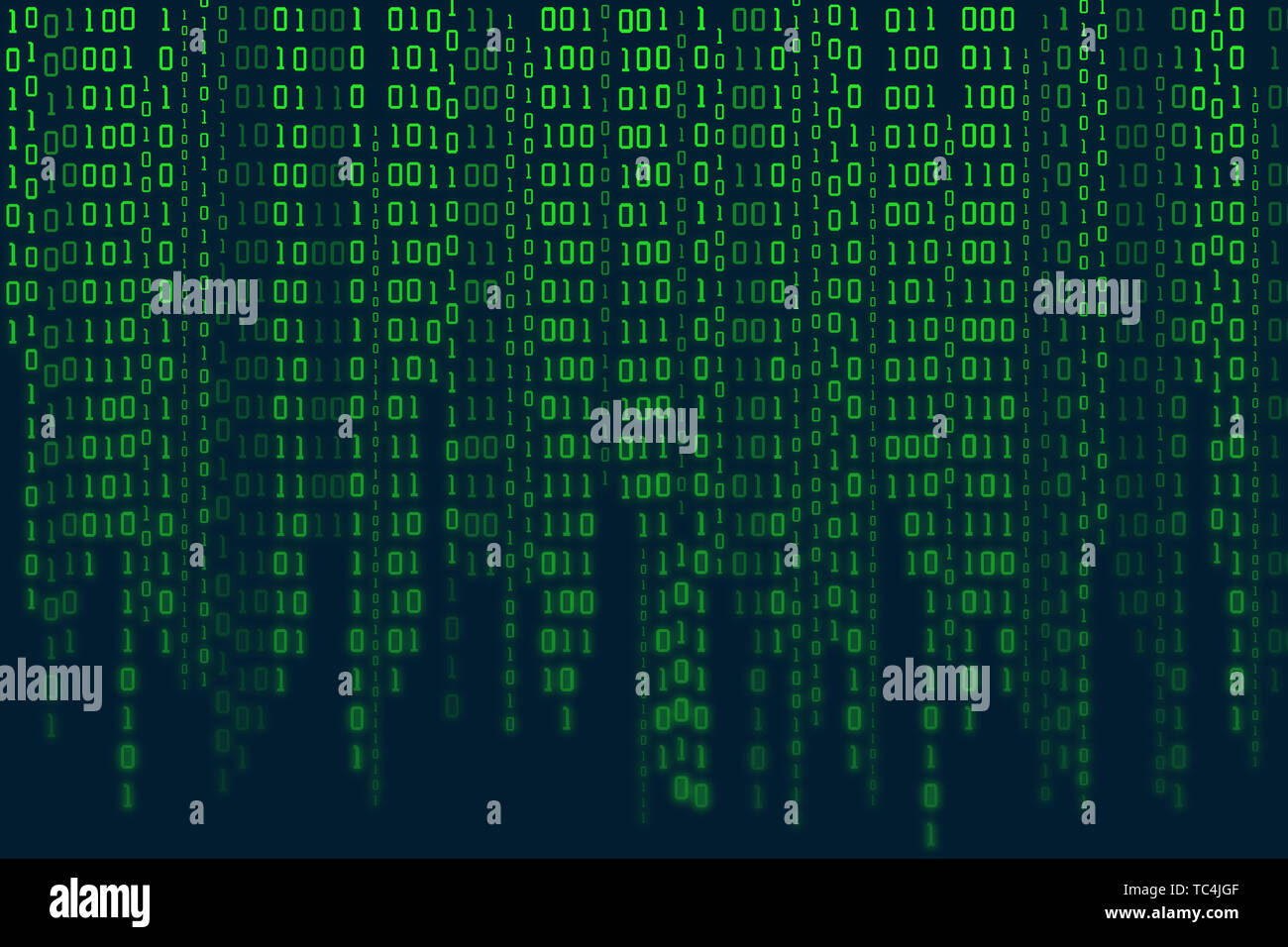 Digital matrix background for binary codes 0 and 1 Stock Photo - Alamy