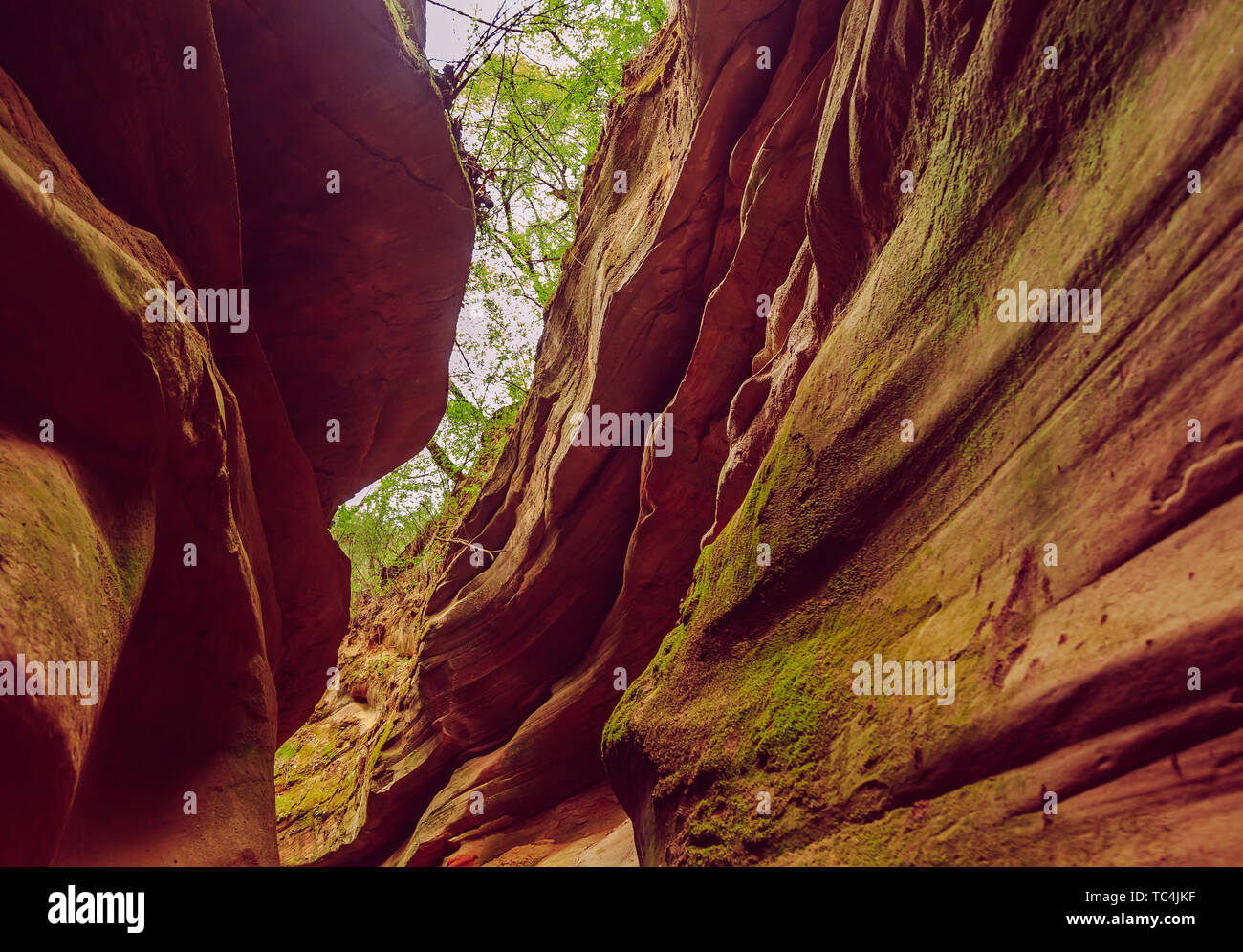 Chinese version of Antelope Canyon, Shaanxi Yucha Canyon natural ...