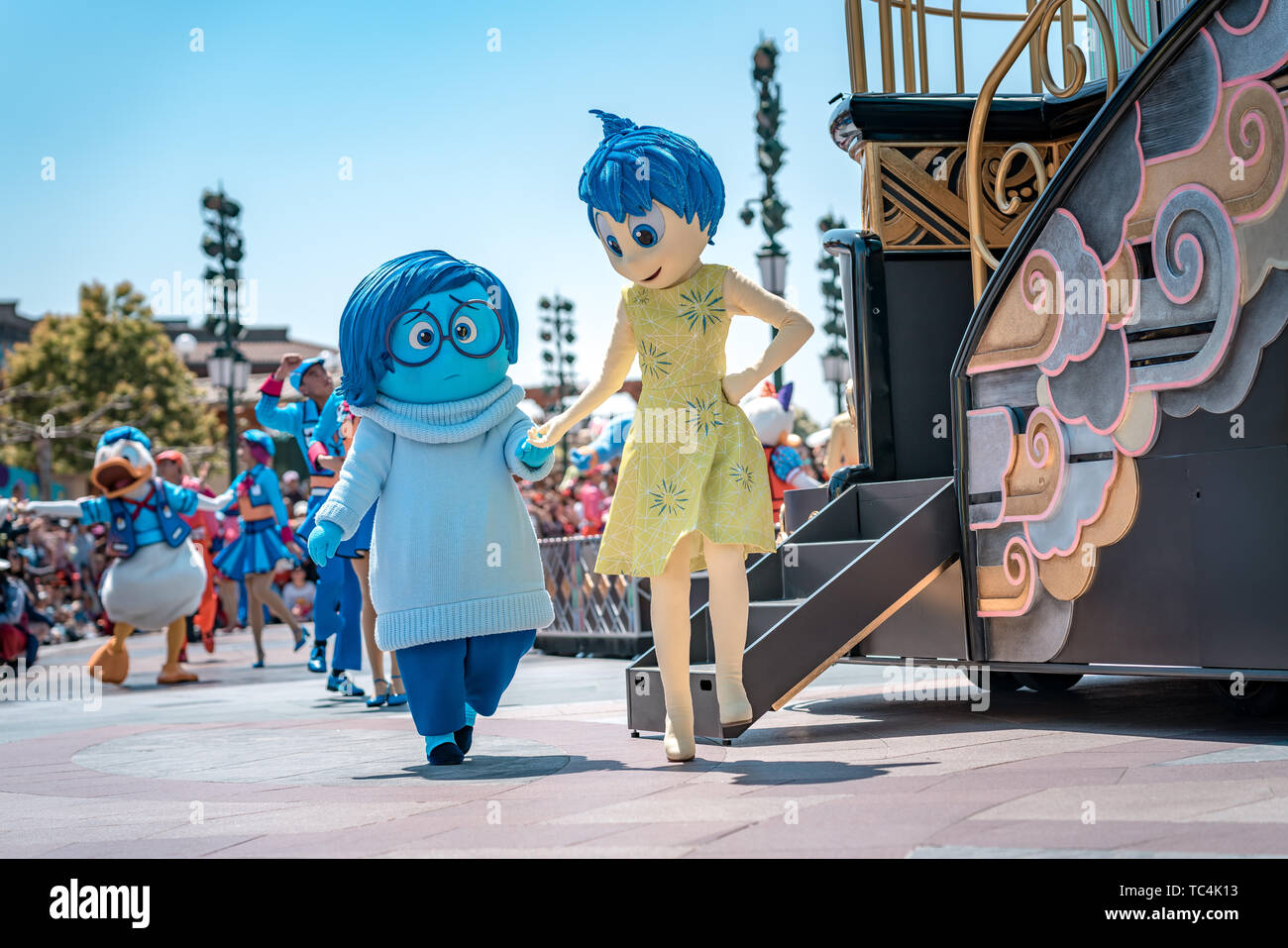 Shanghai Disneyland Spring 2019 Limited Color Celebration Stock Photo ...