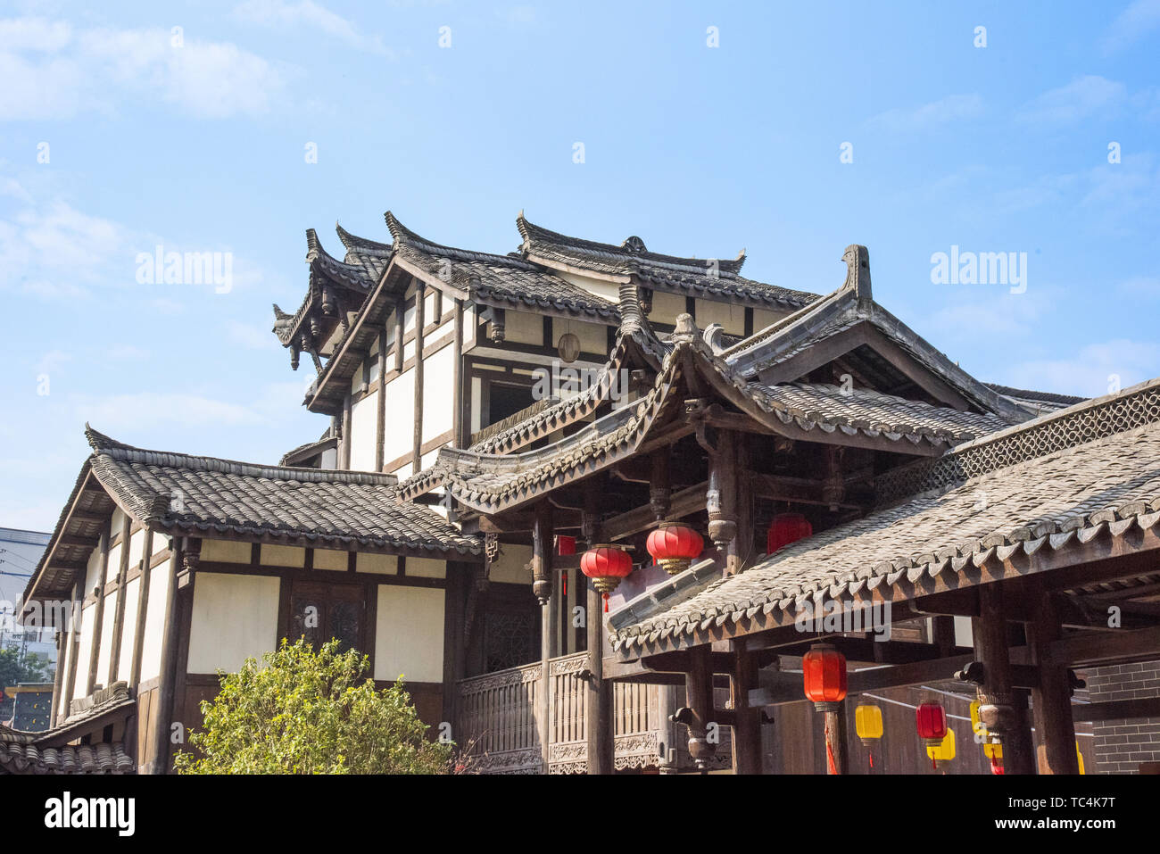 Construction of Hakka town in Gankeng, Shenzhen Stock Photo - Alamy