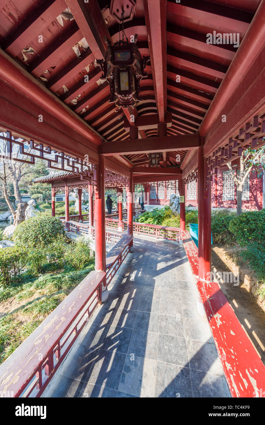 Classical Garden Architecture of Mengxi Garden, Zijingshan Park ...