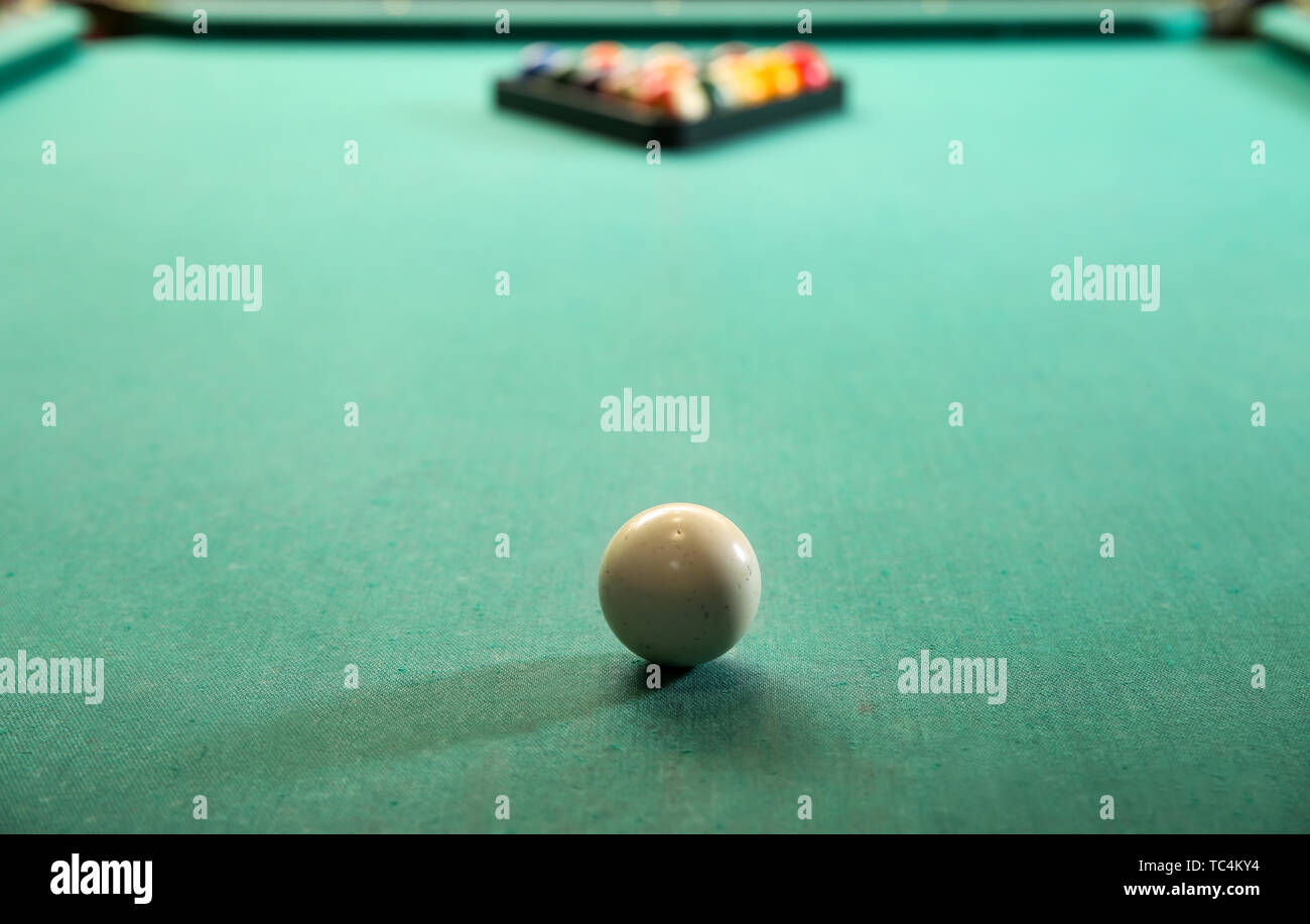 Billiard hit ball hi-res stock photography and images - Alamy