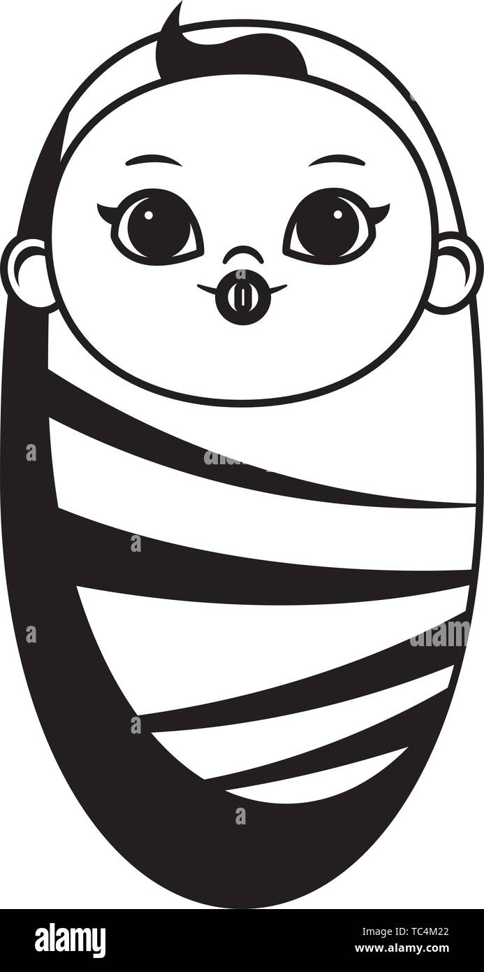 baby sheltered avatar cartoon character Stock Vector Image & Art - Alamy
