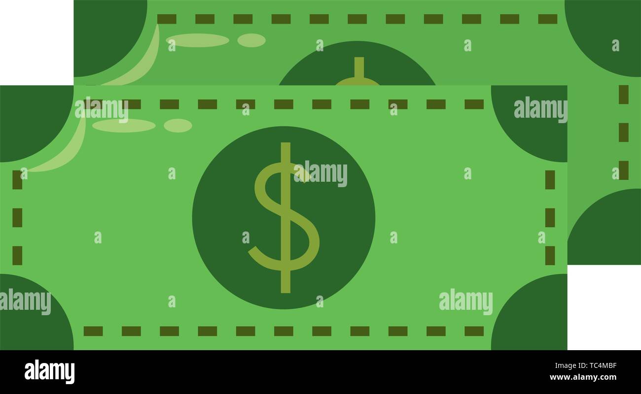 Money cash billets symbol isolated Stock Vector Image & Art - Alamy