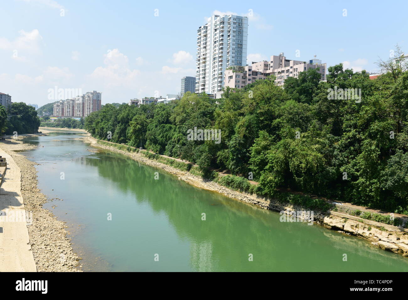 Scenery of the Qingjiang River Stock Photo - Alamy