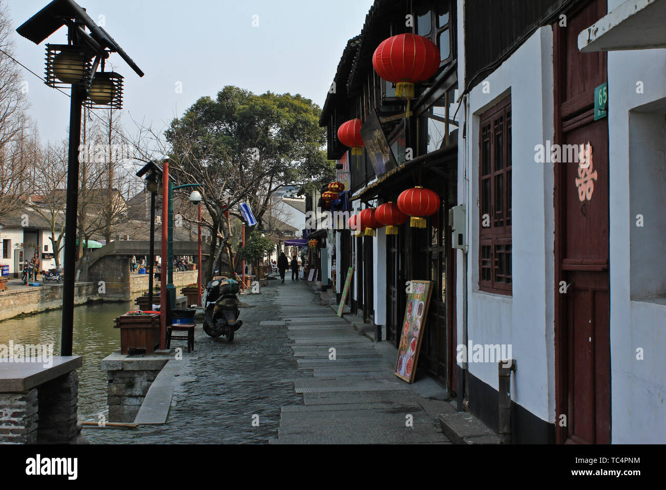 Scenery of the ancient town of Zhujiajiao, Qingpu, Shanghai Stock Photo ...