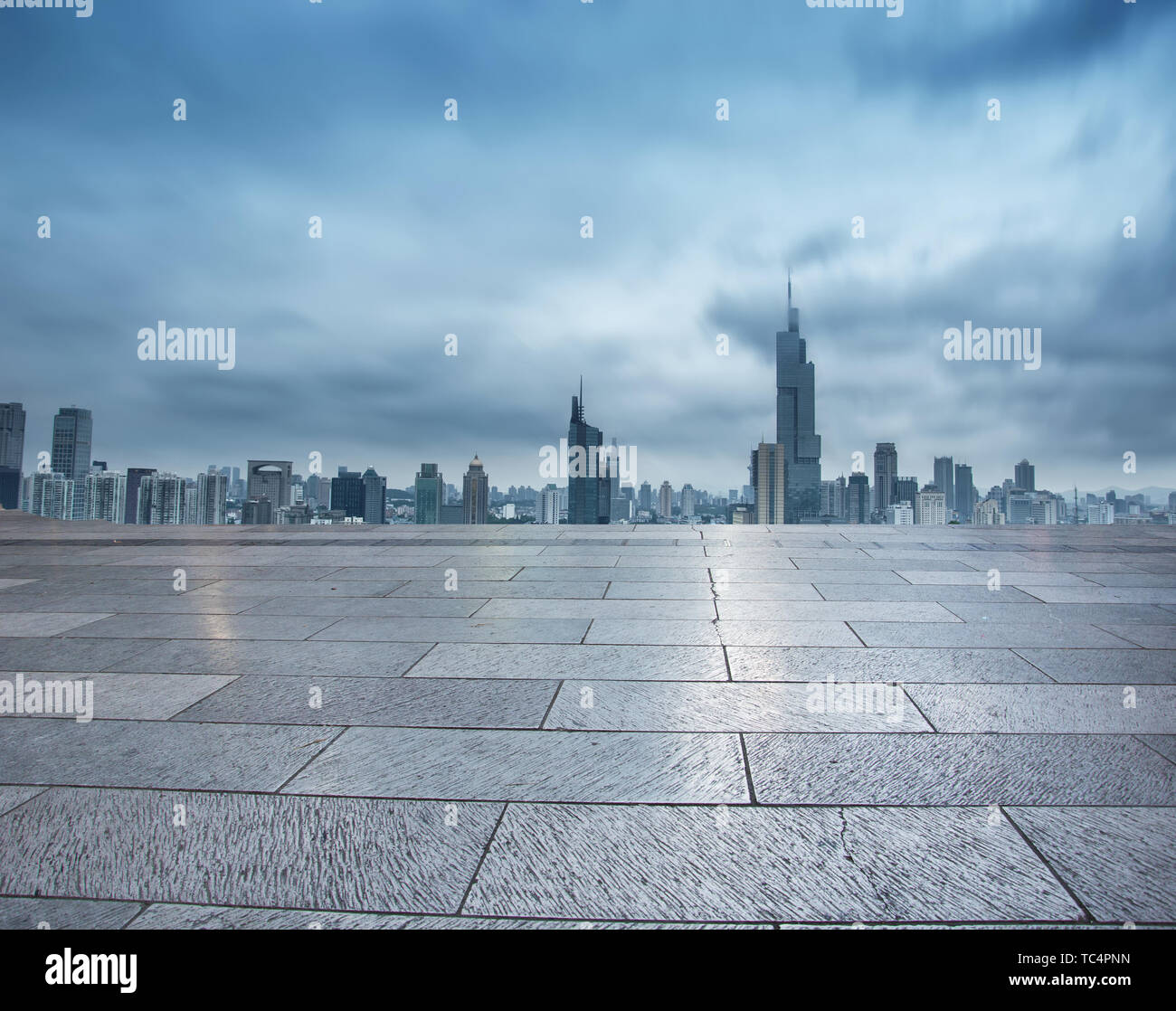 Nanjing famous landmark building Nanjing Zifeng Building Stock Photo ...