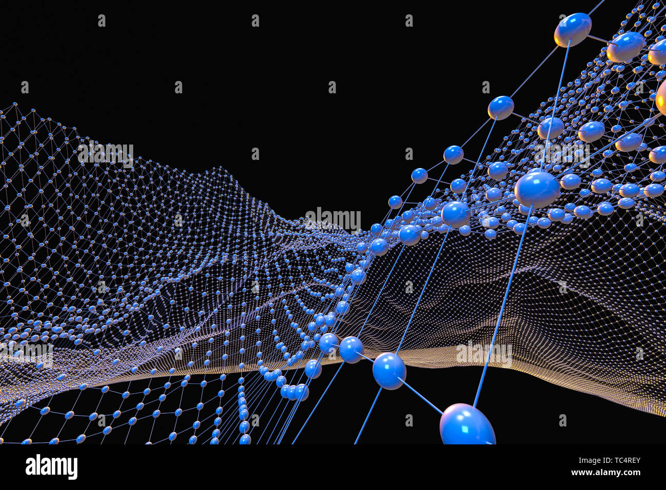 Three Dimensional Rendering Abstract Dots Variable Gradient Background 6033
