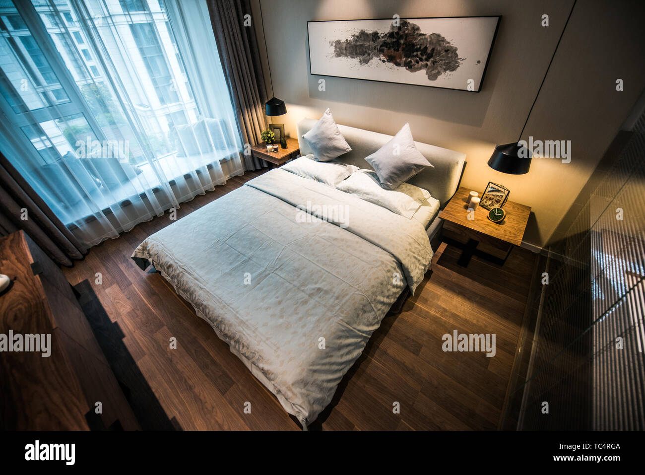 Installation of soft design Stock Photo - Alamy