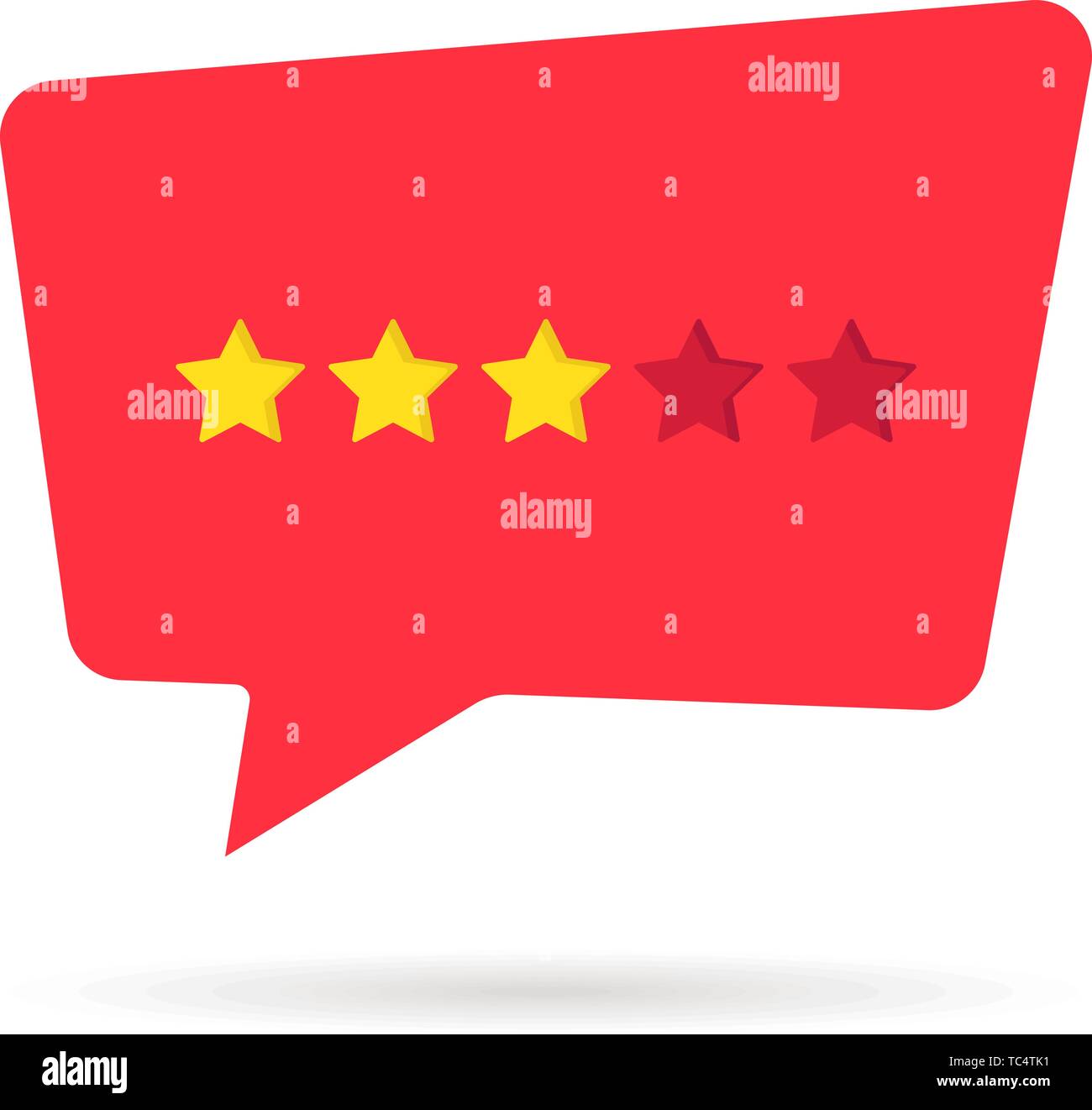 3 star rating Stock Vector Images - Alamy