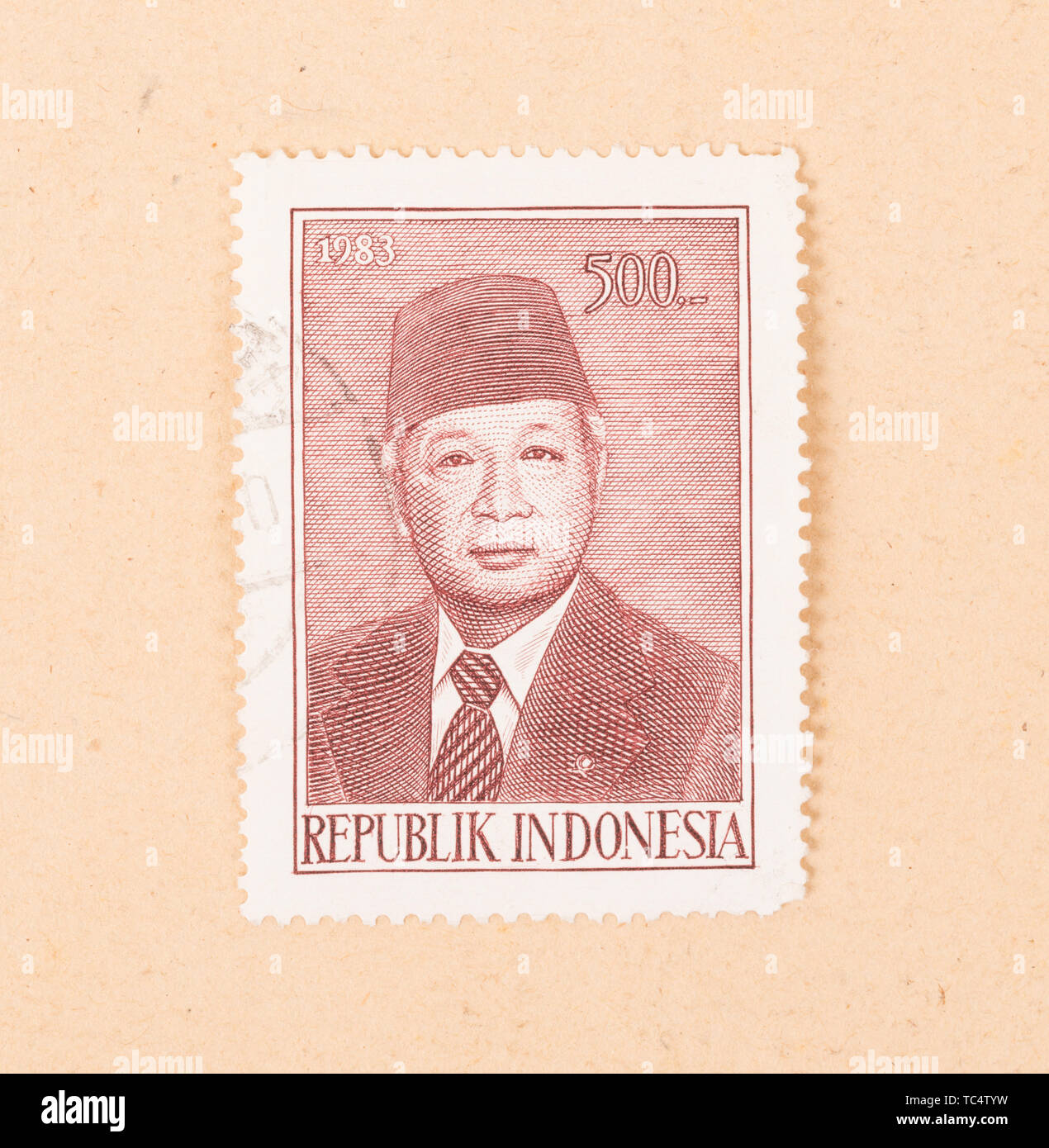Indonesia stamp president sukarno hi-res stock photography and images ...