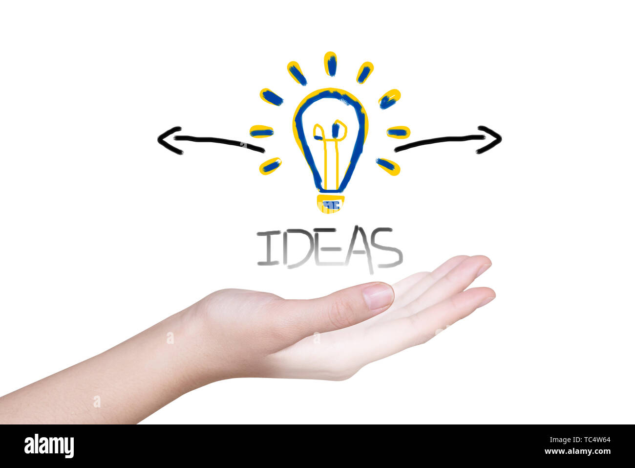 Brainstorming, thinking diffusion concept map Stock Photo - Alamy