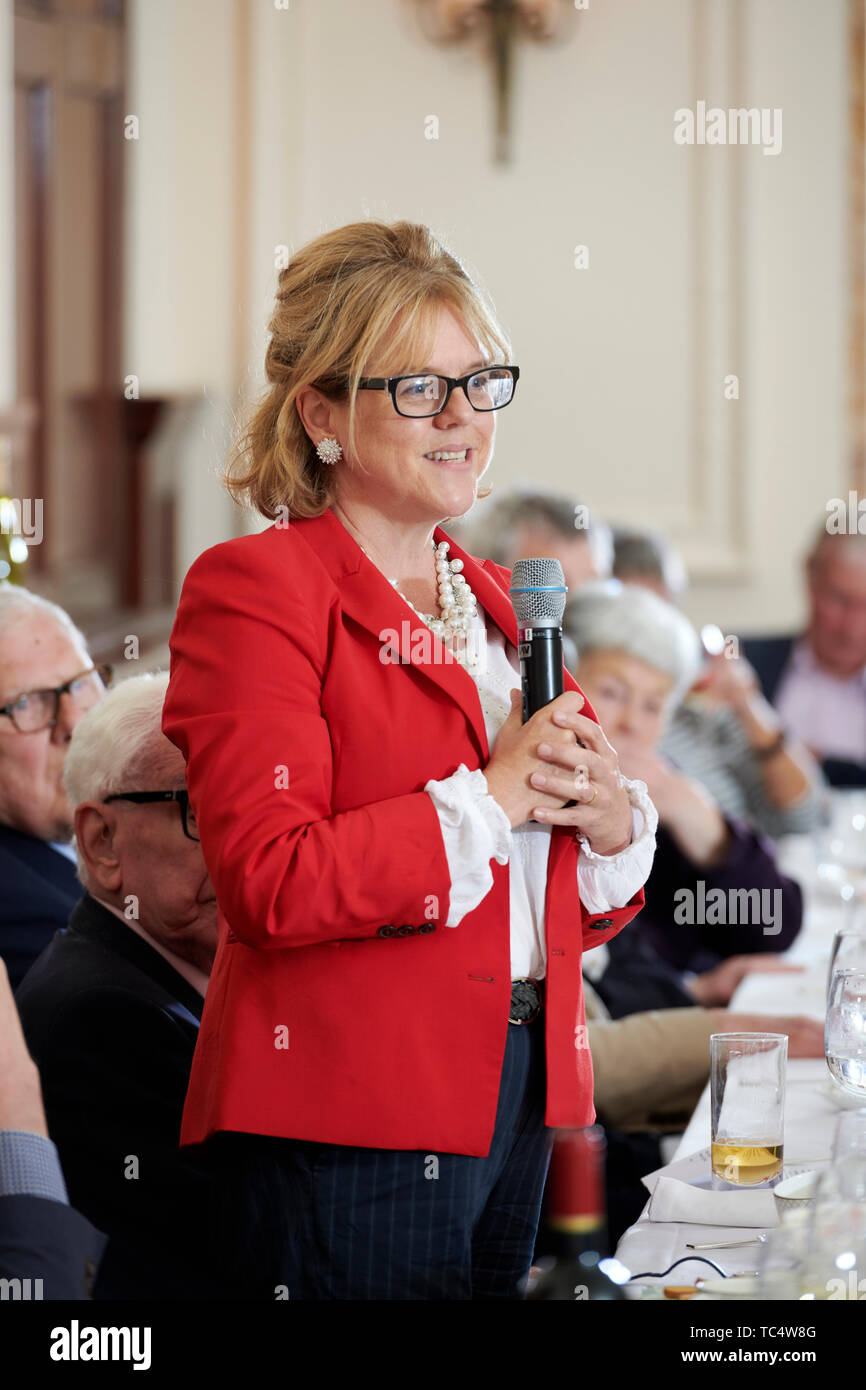 Rachel Kelly at The Oldie Literary Lunch 04/06/19 Stock Photo - Alamy