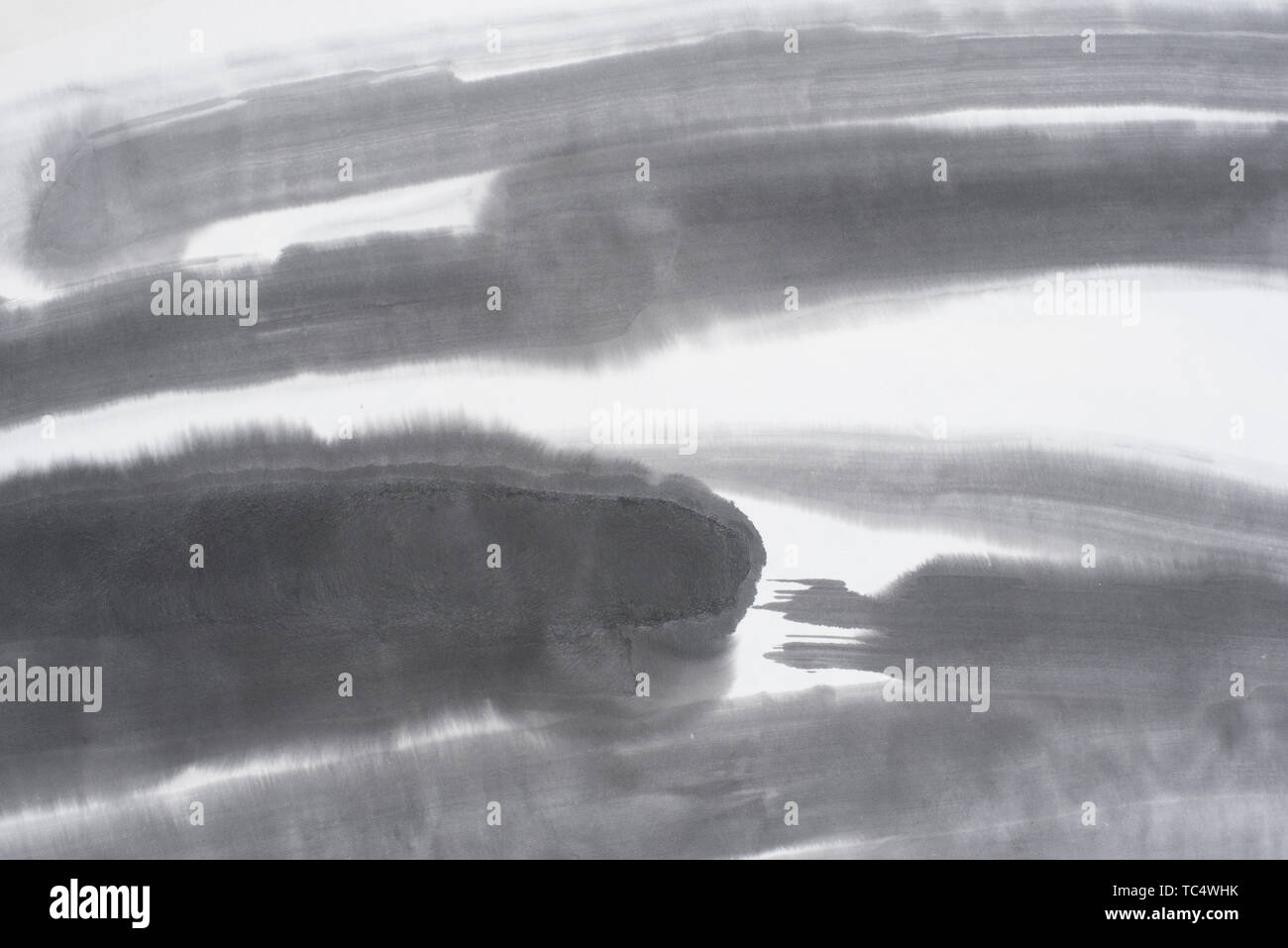 Abstract landscape ink background Stock Photo - Alamy