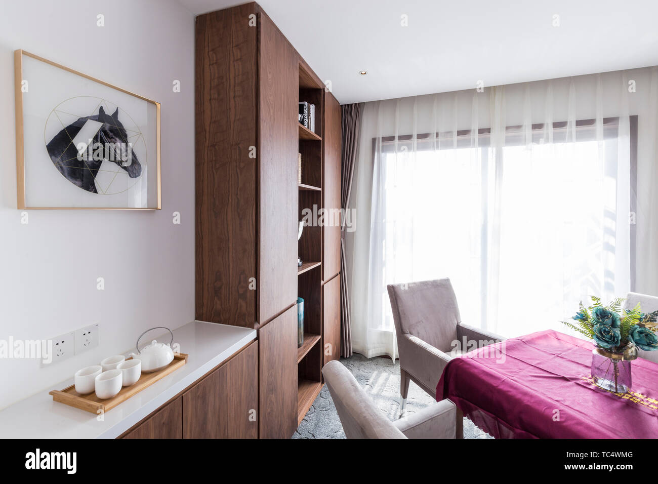 Modern Study Home Environment Interior Design Model Room Space Design ...