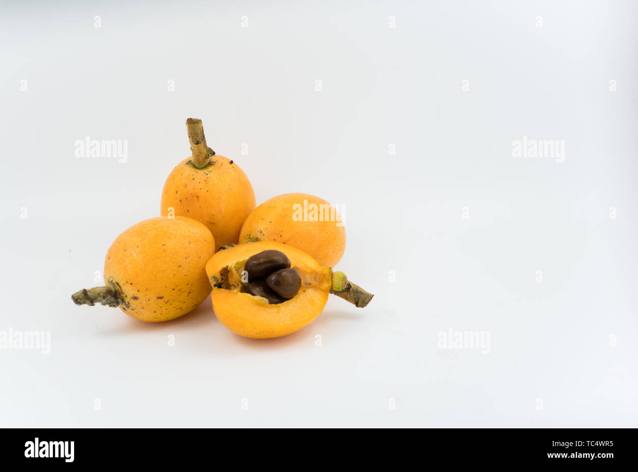 Loquat background picture Stock Photo - Alamy