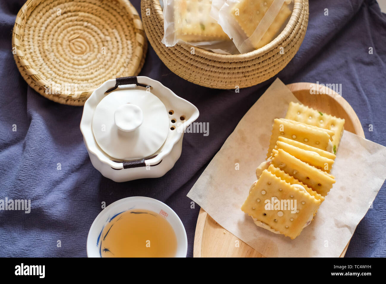 Nougat biscuits hi-res stock photography and images - Alamy