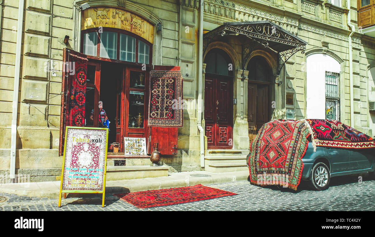 Baku azerbaijan carpet shop in hi-res stock photography and images - Alamy