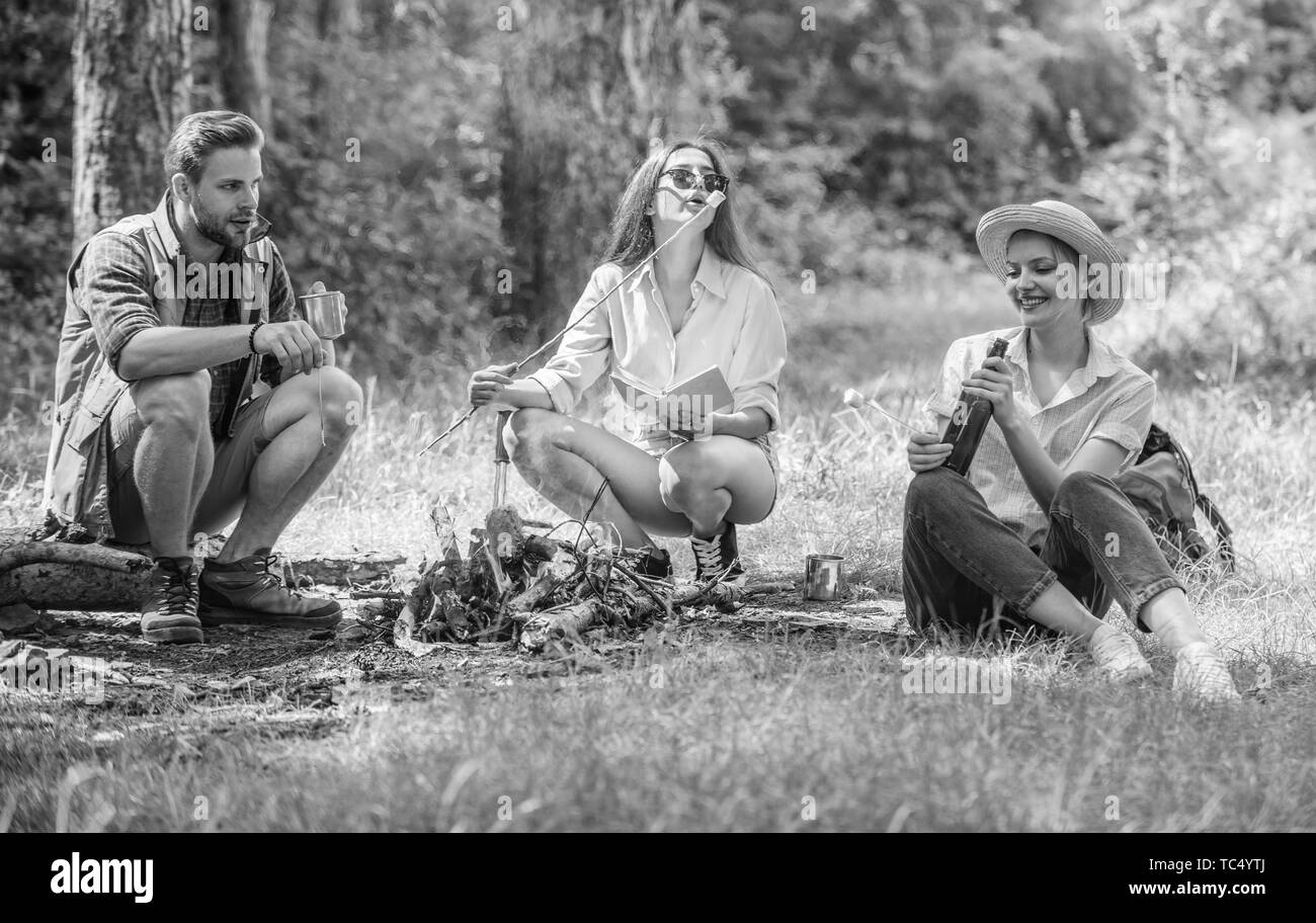 Hiking snacks Black and White Stock Photos & Images - Alamy