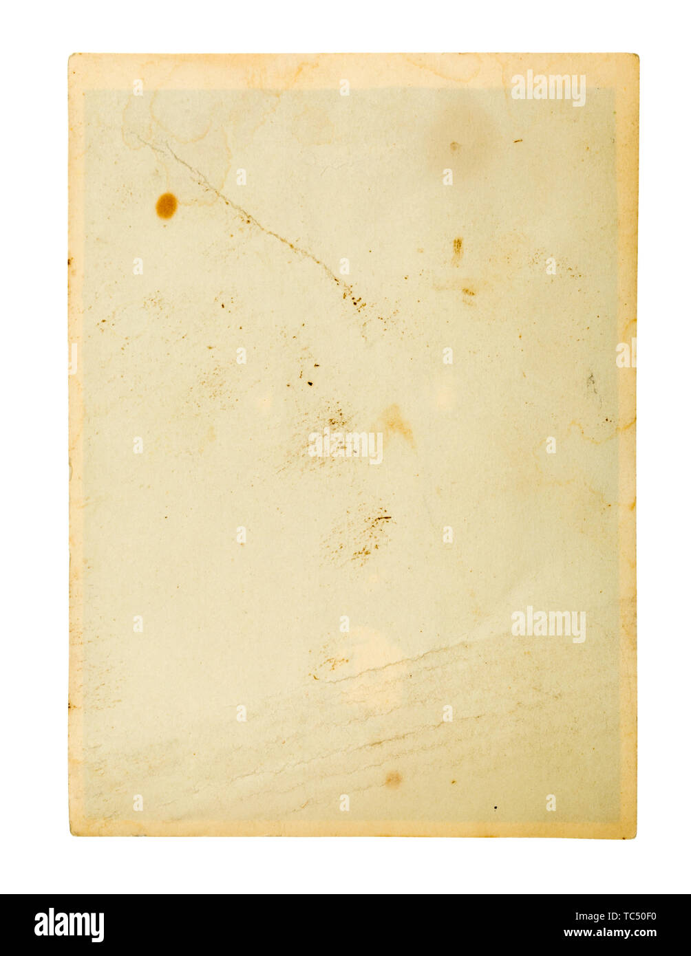 Old paper on white background Stock Photo - Alamy