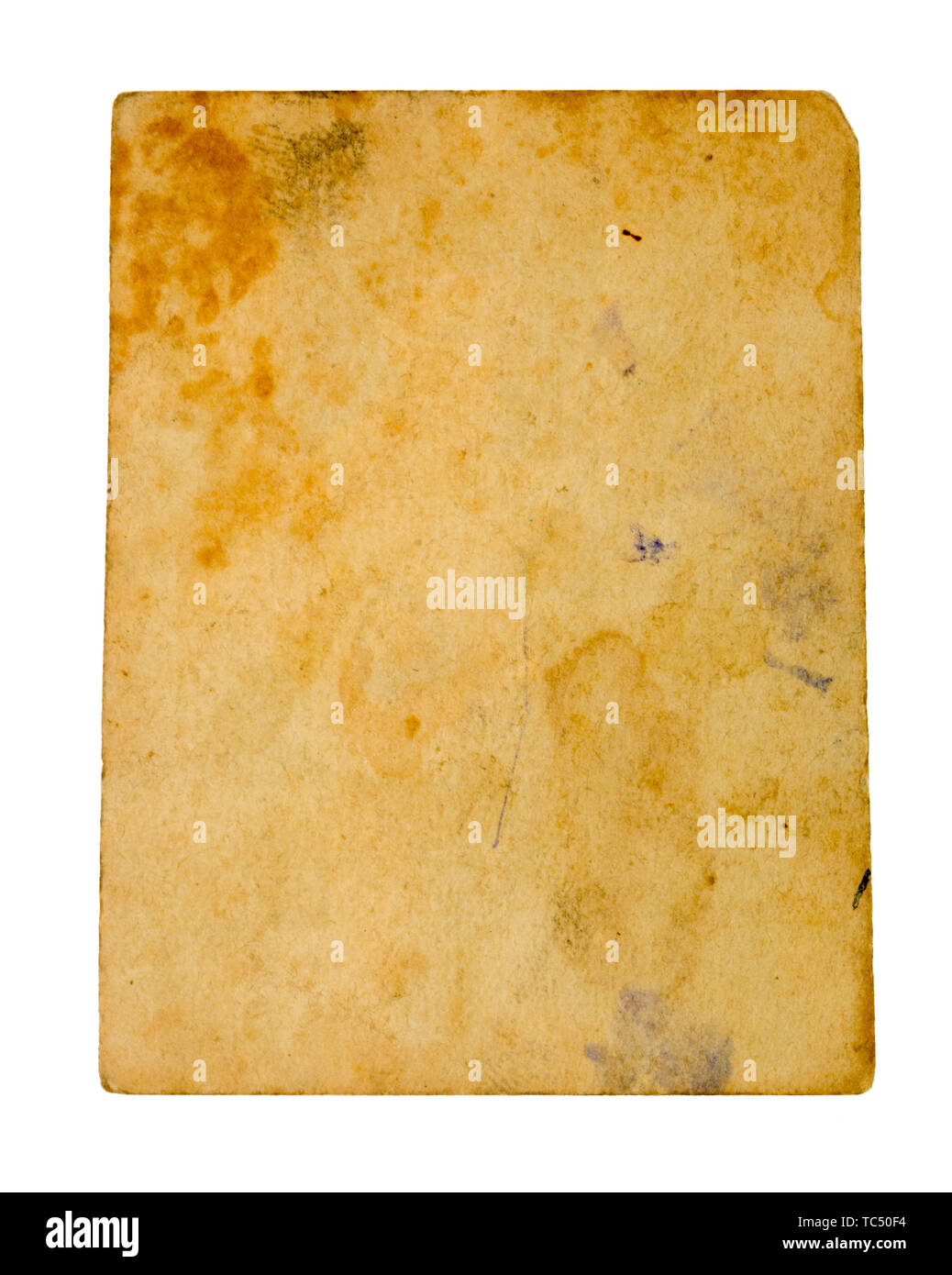 Old paper on white background Stock Photo - Alamy