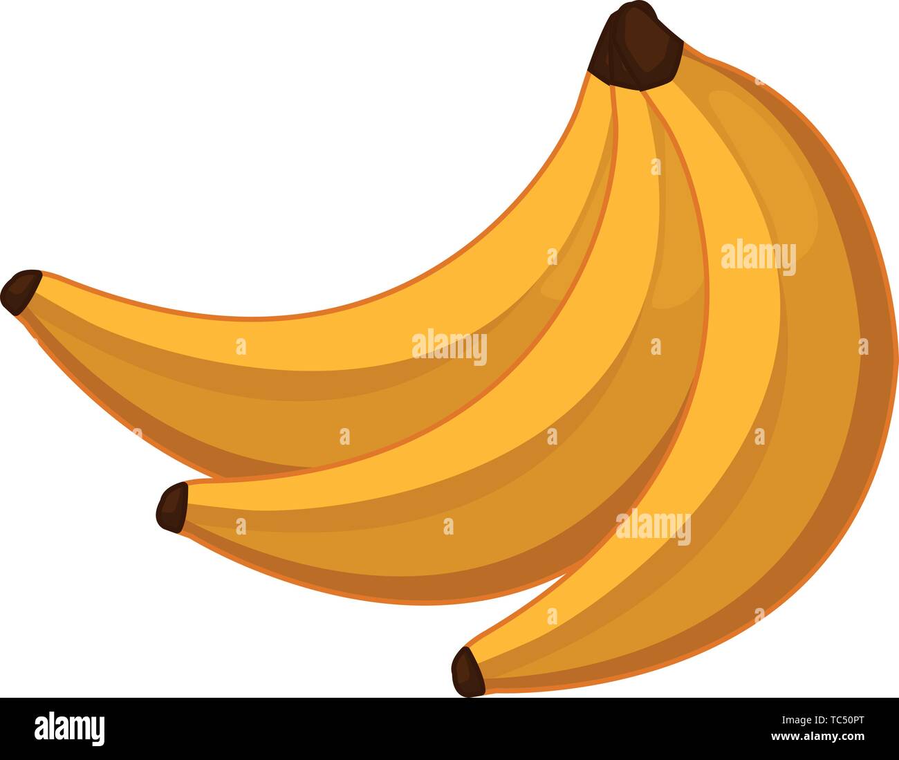 Bananas fresh fruits food cartoon Stock Vector Image & Art - Alamy