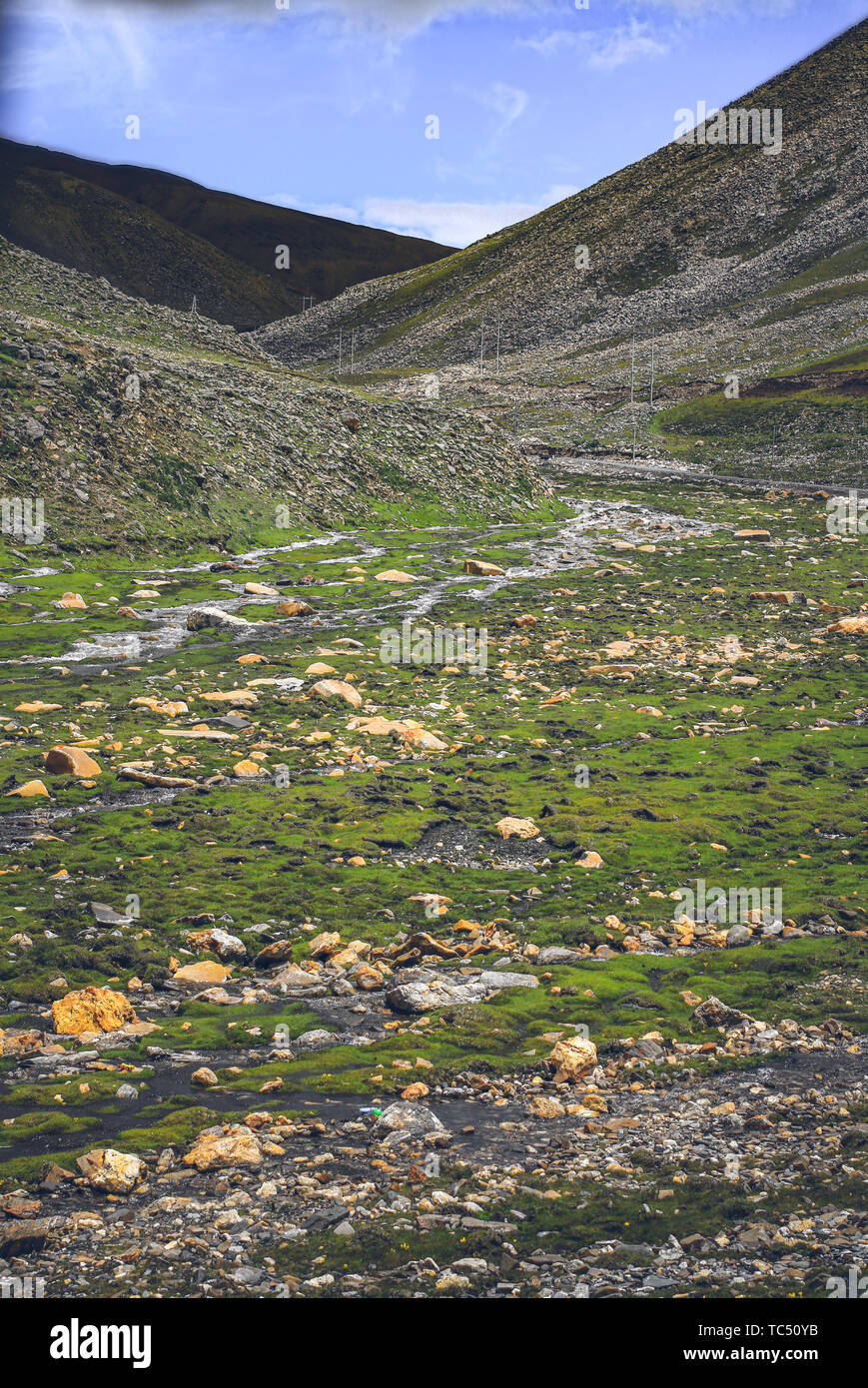 Scenery of China's Tibetan Plateau Stock Photo - Alamy