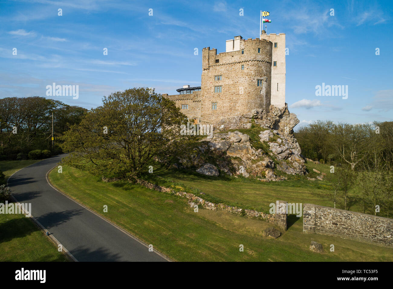 Roch castle, wales hi-res stock photography and images - Alamy